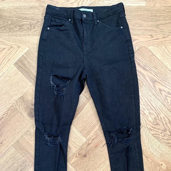 Topshop | Pants & Jumpsuits | Topshop Moto Super Ripped Jamie Jeans ...